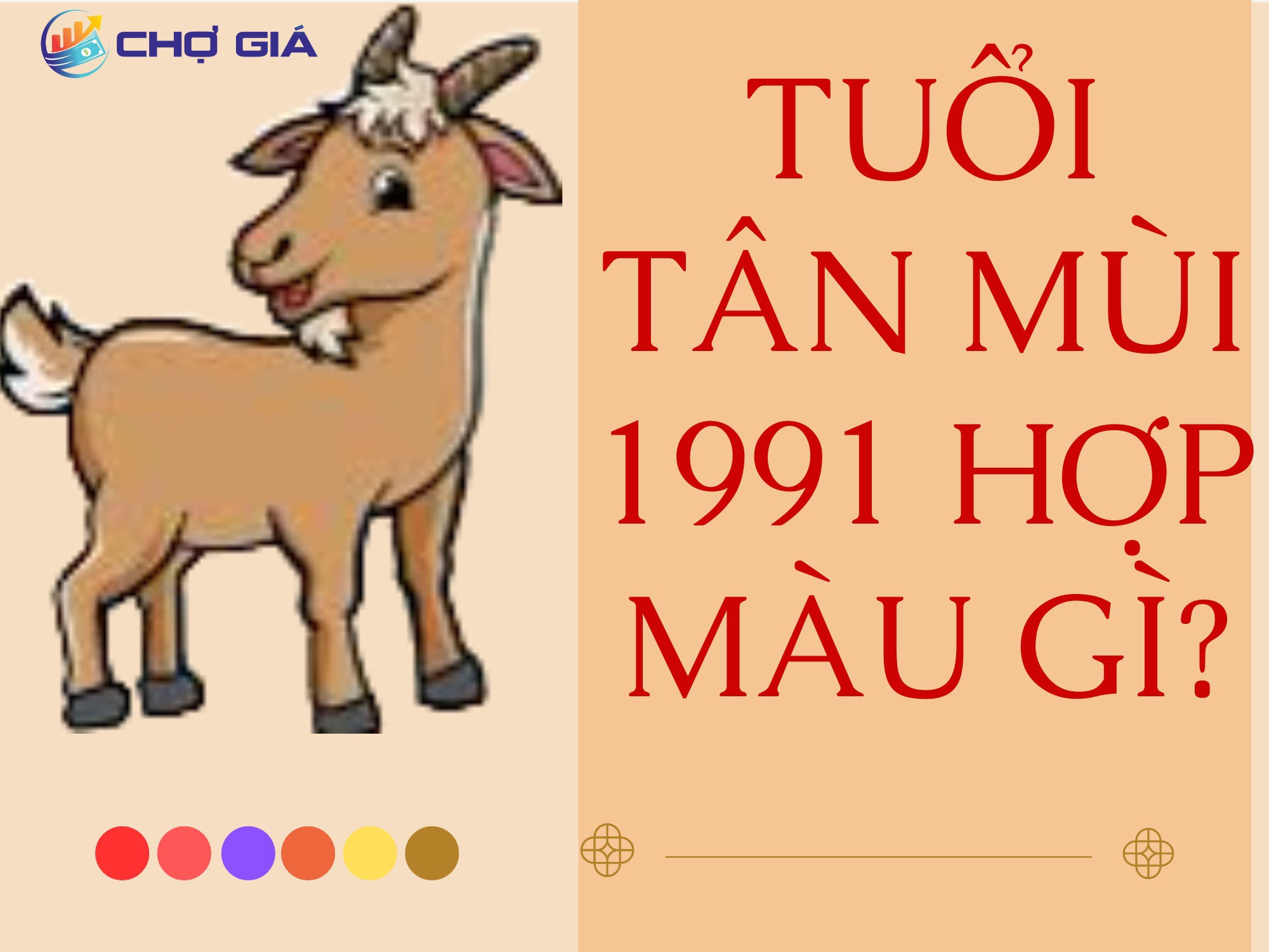 Tuổi Tân Mùi 1991 hợp màu gì năm 2025