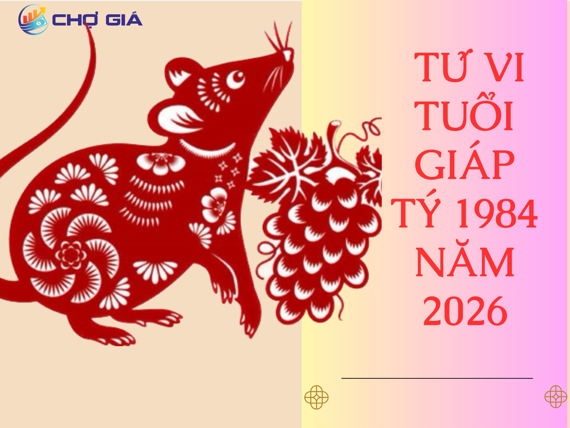 Tử vi tuổi Giáp Tý 1984 năm 2026 nam - nữ mạng chi tiết nhất